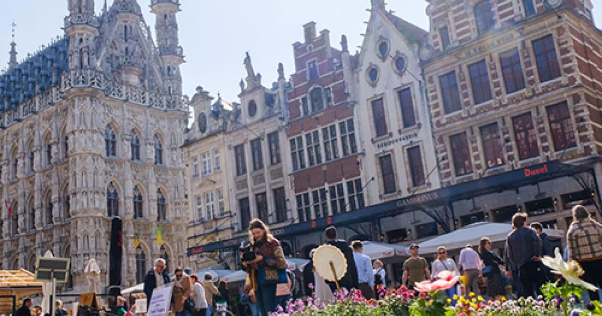 Market in city centre of Leuven | Visit Leuven